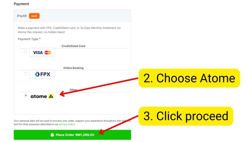 How To Pay Instalment With Atome – Brican English Portal