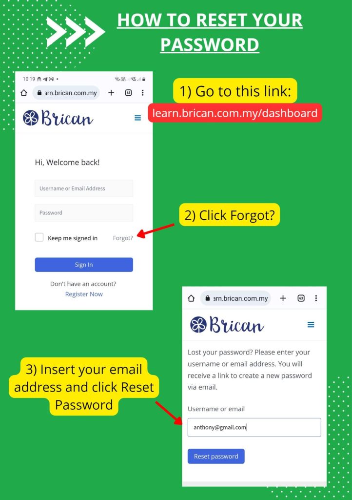 How To Login To Your Account – Brican English Portal